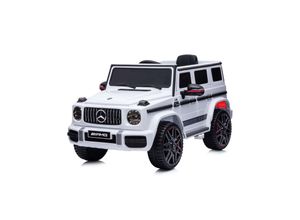 3800931053062 - Kinder Elektroauto SUV Mercedes G63 AMG Fernbedienung Gurt EVA-Reifen weiß