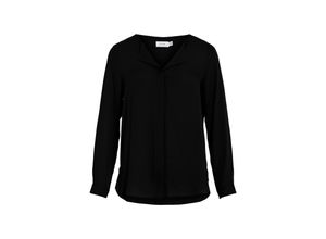 5710639590142 - VILA Hemdbluse VILUCY L S SHIRT - NOOS Black Unifarben Schwarz - Gr XL