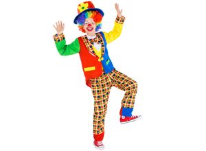 4260505449766 - tectake® Kinder - Teenkostüm Clown Sockenschuss