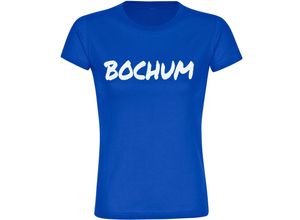 4068859500863 - multifanshop Damen T-Shirt - Bochum - Textmarker - Druck weiß - Frauen