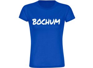4068859500849 - multifanshop Damen T-Shirt - Bochum - Textmarker - Druck weiß - Frauen