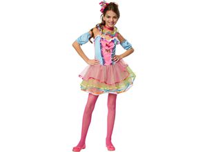 4260552089984 - tectake® Mädchenkostüm Neon Regenbogen Girl