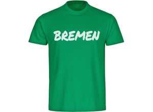4068859503956 - multifanshop Herren T-Shirt - Bremen - Textmarker - Druck weiß - Männer