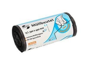 4001553449021 - UNIVERSAL PLUS® Müllbeutel aus HDPE B 390 x H 490 mm 15 Liter grau 50 Stück