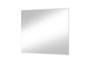 4250053422137 - Spiegel 82 x 80 cm Skala ¦ weiß ¦ Glas  Aluminium Holzwerkstoff ¦ Maße (cm) B 82 H 80 T 25