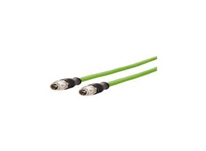 4250184152712 - Connect 142M2X11050 M12 Netzwerkkabel Patchkabel CAT 6a S FTP 500 m Grün PUR-Mantel Säurebeständig Ozonbeständig UV-Beständig Schleppkettenfähig