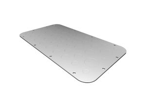 4028177925281 - Ax 2576100 Flanschplatte (l x b) 221 mm x 401 mm Stahlblech Grau 1 St - Rittal