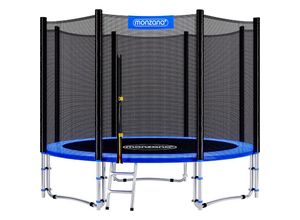 4250525372878 - Trampolin ø 183 cm tüv Süd gs zertifiziert Komplettset inkl Sicherheitsnetz Leiter Randabdeckung & Zubehör Kindertrampolin Gartentrampolin