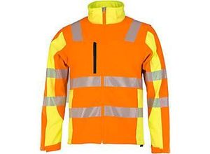 4031301051305 - 4PROTECT® 3470 Gr 3XL 4PROTECT® Warnschutz-Softshelljacke HOUSTON leuchtorange 