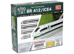 4949727683522 - Kato N K10960 - ICE4 4-tlg DBAG Klimaschützer Startset Gleis-Oval Trafo - Lemke