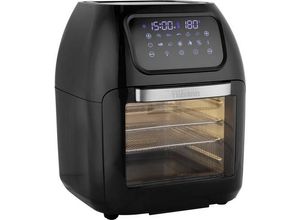 8713016097620 - Airfryer Backofen FR-6964 - Digitale Heißluftfritteuse XXL - 10 Liter - mit 10 Programmen - Inklusive Spankorb und 2 Grillrosten - Schwarz