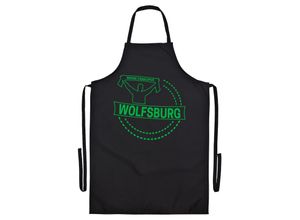 4068859180355 - multifanshop Grillschürze - Wolfsburg - Meine Fankurve - Druck grün - Schürze 4068859180355 - multifanshop Grillschürze - Wolfsburg - Meine Fankurve - Druck grün - Schürze