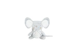 3801103021117 - Kikkaboo Babydecke Fleece 3D Tierstickerei Größe 100 x 75 cm Kuscheltier grau