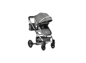 3800146235147 - Kinderwagen Gigi Babywanne umbaubar Sportsitz Wickeltasche Getränkehalter dunkelgrau