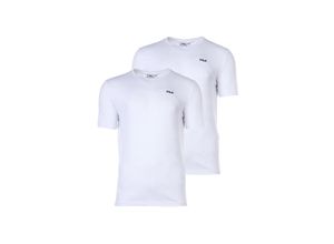 4064556363855 - FILA Brod Shirt Doppelpack Herren in bright white-bright white