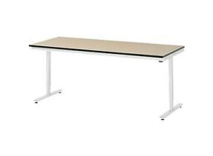 4040376062413 - Rau Arbeitstisch Adlatus elektrisch höhenverstellbar 22 mm MDF-Platte bis 150 kg B 2000 x T 800 x H 720-1120 mm braun lichtgrau