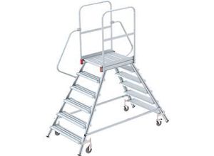 4003311516266 - Mobile Podesttreppe zweiseitig begehbar Nr 516 2 x 6 Stufen