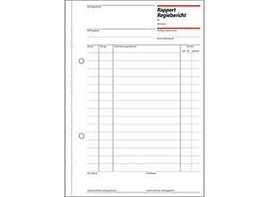 4004360910722 - sigel Rapport Regiebericht Formularbuch RP510 - 1 x 100 Blatt