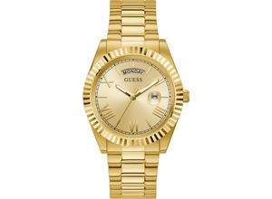 0091661520532 - Quarzuhr GUESS CONNOISSEUR GW0265G2 Armbanduhren goldfarben Herren Quarzuhren Armbanduhr Herrenuhr