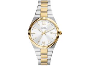 4064092192469 - Quarzuhr FOSSIL SCARLETTE ES5259 Armbanduhren goldfarben (silberfarben goldfarben) Damen Armbanduhr Damenuhr analog Edelstahlarmband