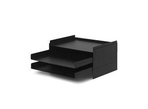 5704723255055 - Organizer 2x2 schwarz Eisen 13 cm stapelbar