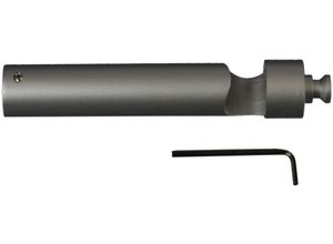 4016318203237 - Trägerverlängerung Gardinenstangenhalterungen Gr Länge 9 cm grau (aluminiumfarben) Gardinenstangenhalter Gardinenstangenhalterungen für Gardinenstangen Ø 20 mm