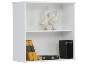 4029686717916 - Wandregal HOME AFFAIRE Rondo Regale weiß (weiß natur) Hängeregale Regale aus Massivholz mit einem Einlegeboden Breite 65 cm