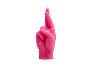 4779040570878 - Formkerze »Mandatus Candle Hand Crossed Fingers«