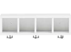 4027181112120 - Hängeregal SCHILDMEYER Samu Regale Gr B H T 598 cm x 162 cm x 176 cm 4 St offene Fächer weiß Hängeregale Badmöbel Regal Breite 598 cm