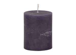 7640161433564 - Stumpenkerze »Ice 10 cm x 8 cm Violett 4 Stück«
