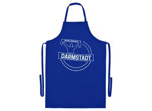 4068859053093 - multifanshop Grillschürze - Darmstadt - Meine Fankurve - Druck weiß - Schürze