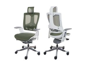 4057651633039 - Bürostuhl MERRYFAIR Adelaide Schreibtischstuhl Drehstuhl Polster Netz ergonomisch ~ grün