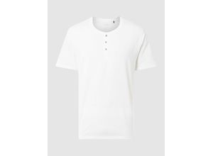 4007065358745 - Shirt kurzarm Jersey Knopfleiste weiß - Mix+Relax 58