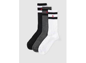 3616414401356 - Socken mit Kontraststreifen im 3er-Pack