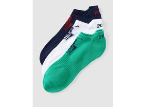 3616534216328 - Sneakersocken mit Label-Print im 3er-Pack