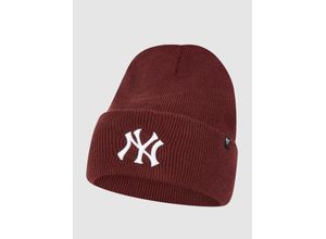 0194165328465 - 47 Brand Beanie NY YANKEES B-HYMKR17ACE-KM Dunkelrot