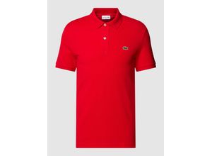 3614037530392 - Slim Fit Poloshirt aus Baumwolle mit Label-Patch