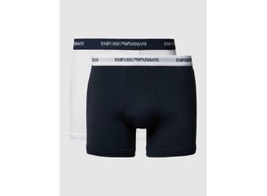 8033921434618 - Trunks aus Baumwoll-Mix mit elastischem Logo-Bund