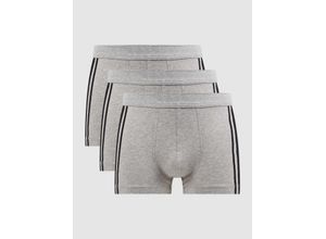 4007065797193 - Shorts 3er-Pack Organic Cotton Streifen grau-meliert - 95 5 für Herren 45678910