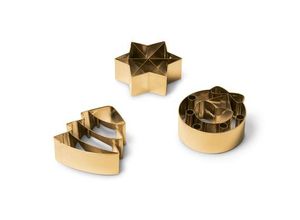 4063676231600 - Premium-Keksausstecher-Set - Gold - Edelstahl