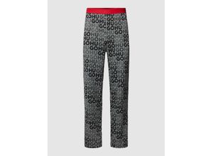 4063539496887 - Pyjama-Hose mit Label-Details Modell Monogram