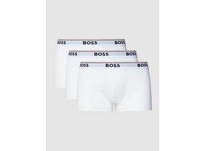 4063534486494 - HUGO BOSS Boxershorts mit Logostreifen im 3er-Pack