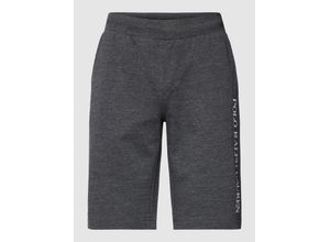 3616533112201 - Pyjamashorts Herren Baumwolle grau Uni & Uninah