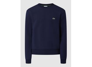 3666354915482 - LACOSTE Sweatshirt Herren Baumwolle blau Uni & Uninah