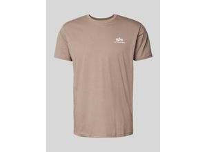 4059146613410 - Industries Basic T Small Logo T-Shirt - Beige - XL - unisex