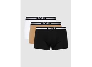 4063534487583 - HUGO BOSS Boxershorts mit Logostreifen im 3er-Pack