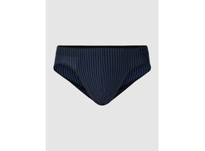 4007065852168 - Supermini navy-schwarz gestreift - Long Life Soft für Herren 45678910