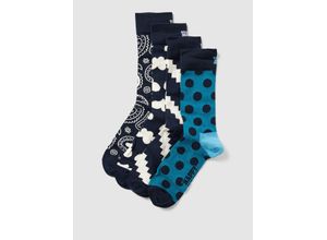 7333102618716 - Socken mit Allover-Print Modell Moody Blues im 4er-Pack