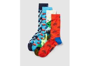 7333102618310 - Socken mit Allover-Muster Modell Out and About im 4er-Pack