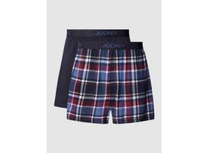 4055983656153 - JOCKEY® Night & Day Boxershorts 2er-Pack für Herren blau M